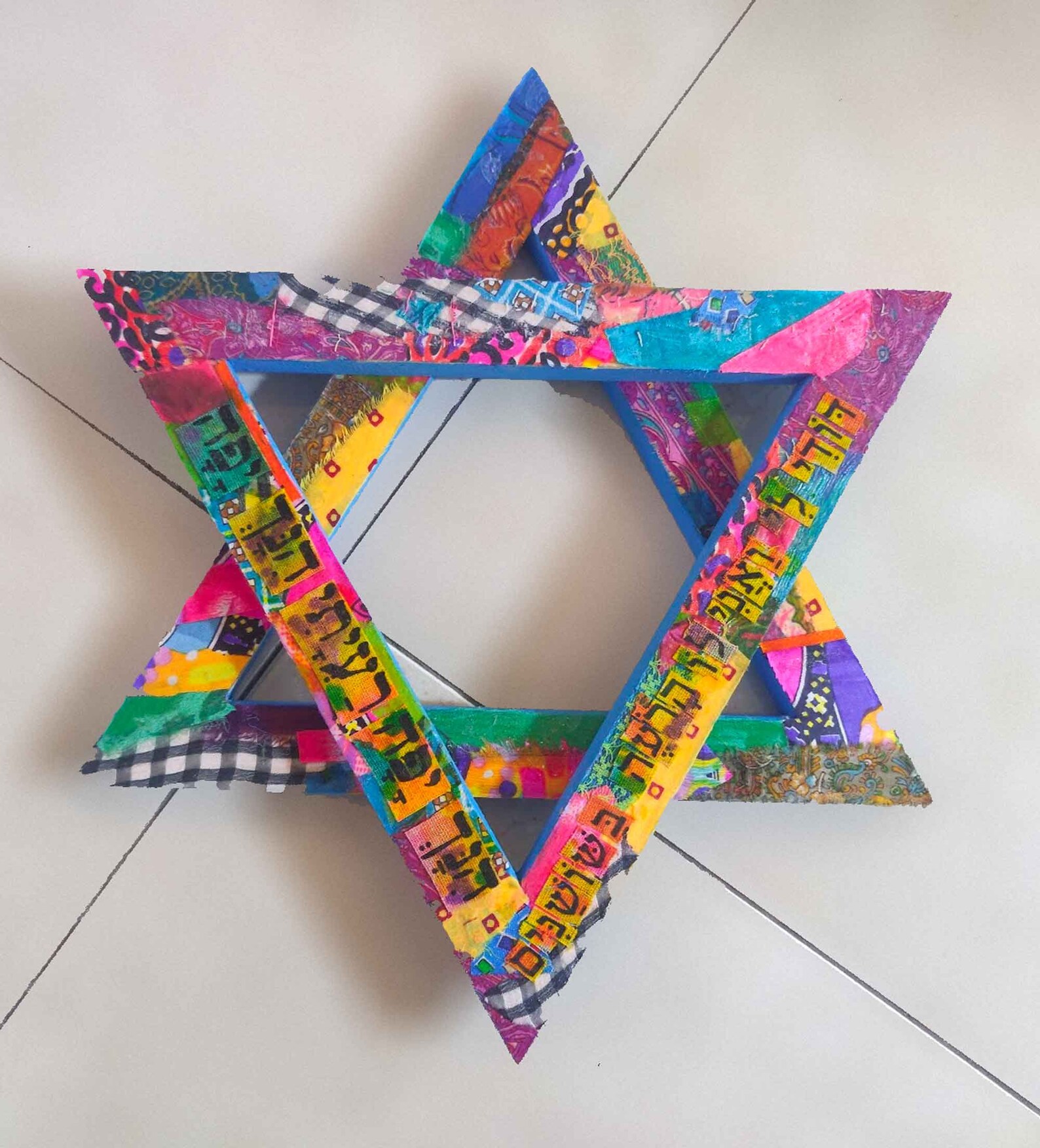 Boho Star of David Wall Art: Handmade Jewish Home Decor - Etsy