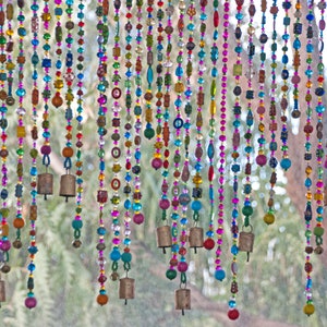 Colorful Bohemian Beaded Valance (made to Order) - Etsy
