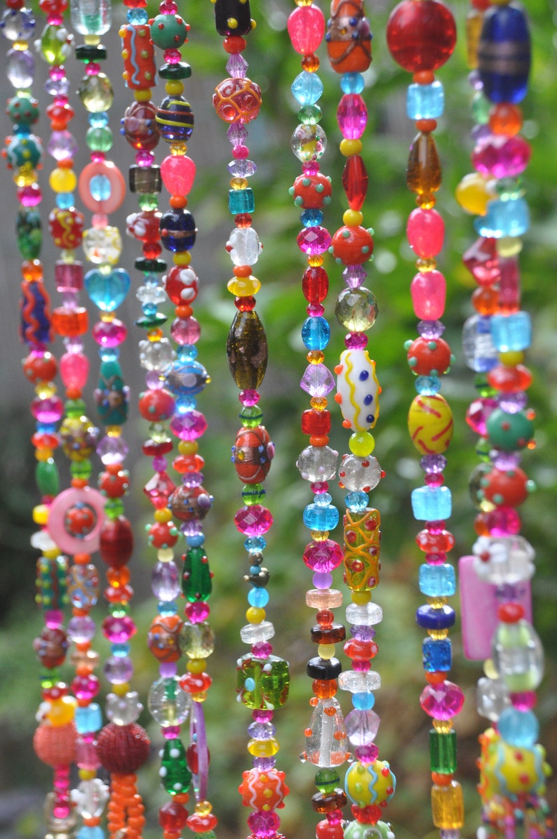 Unique Home Decorglass Bead & Driftwood Mobile Suncatcher - Etsy