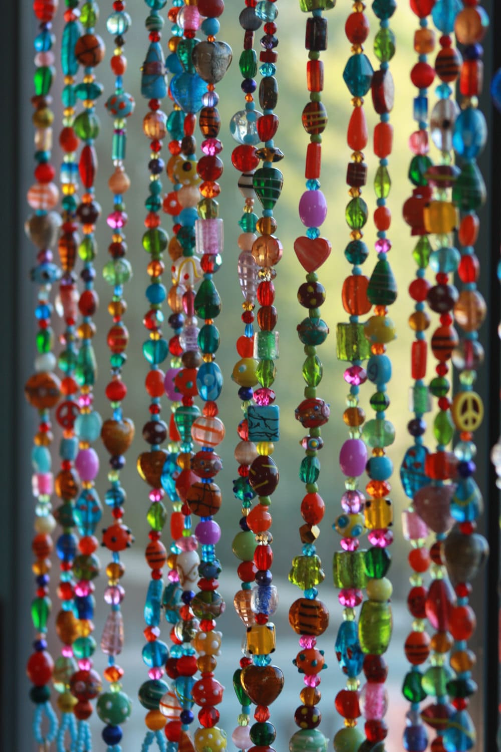 Hand Made Bohemian Door Beads (made to Order) - Etsy