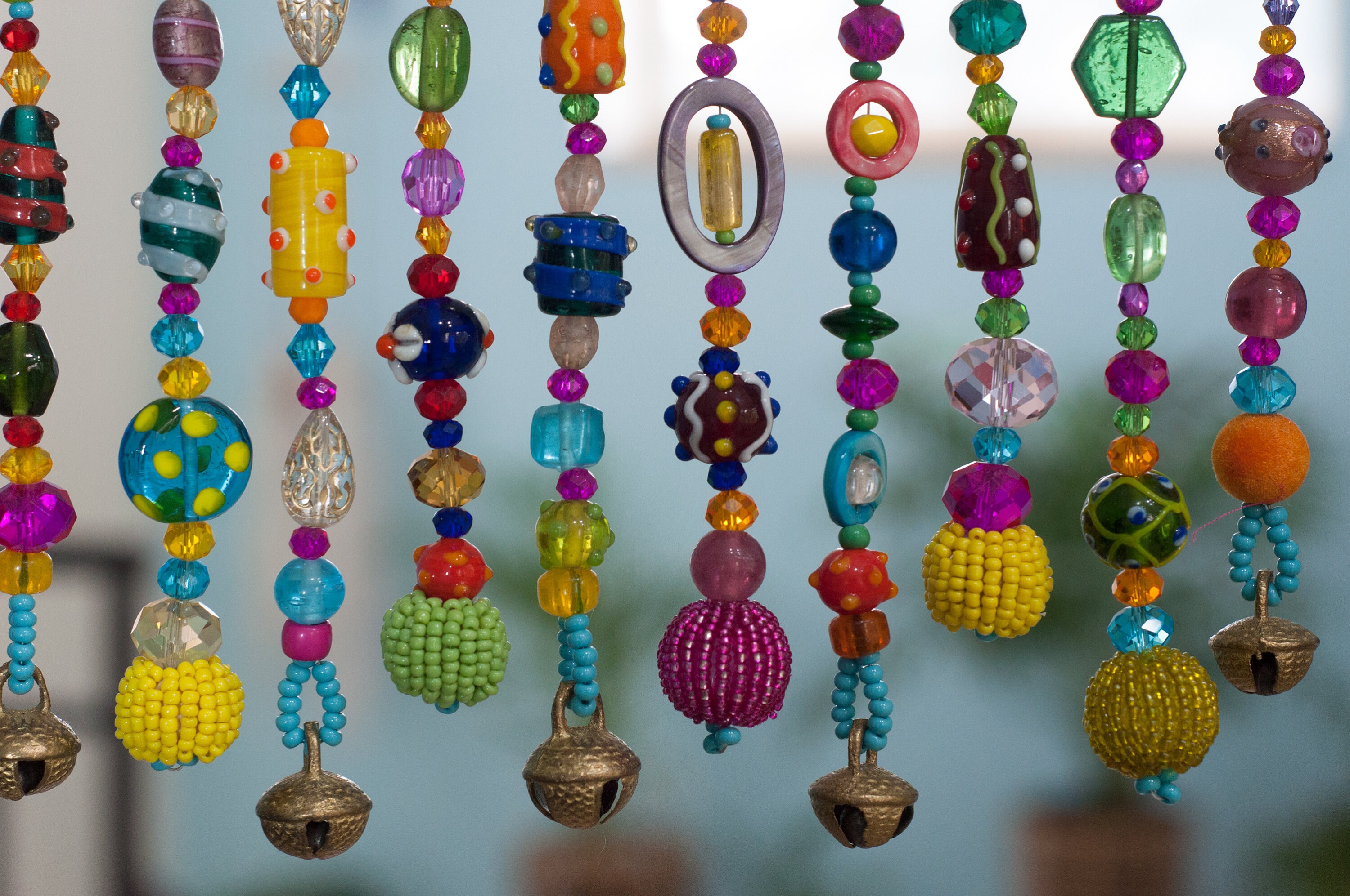 Colorful Bohemian Beaded Valance made to Order for Carole - Etsy