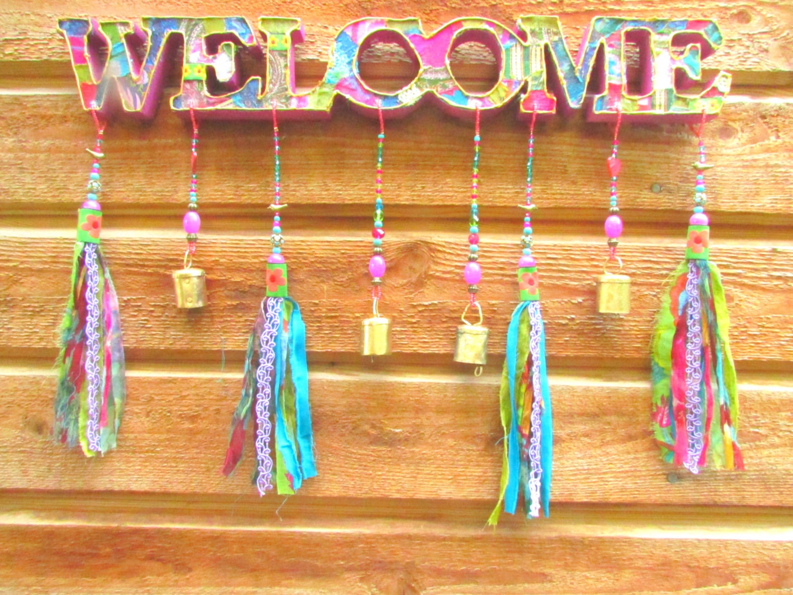 Welcome Sign Bohemian Front Door Decor - Etsy