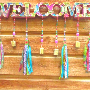 Welcome Sign, Bohemian Front Door Decor - Etsy