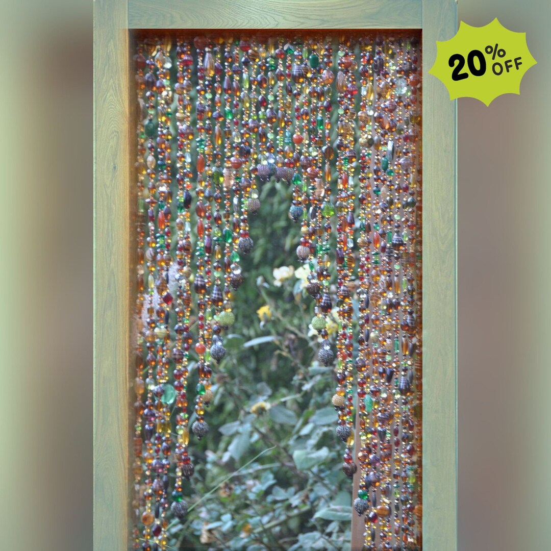Unique Home Decordoor Beads, Arch Shape Brown, Amber, Mustard, Green ...