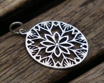 Mandala pendant | Etsy