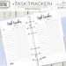 PERSONAL Size Task Tracker Planner Insert Daily Routine - Etsy
