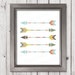 Five Tribal Arrows, Printable, Nursery Wall Art, Tribe Graphics, Kids ...