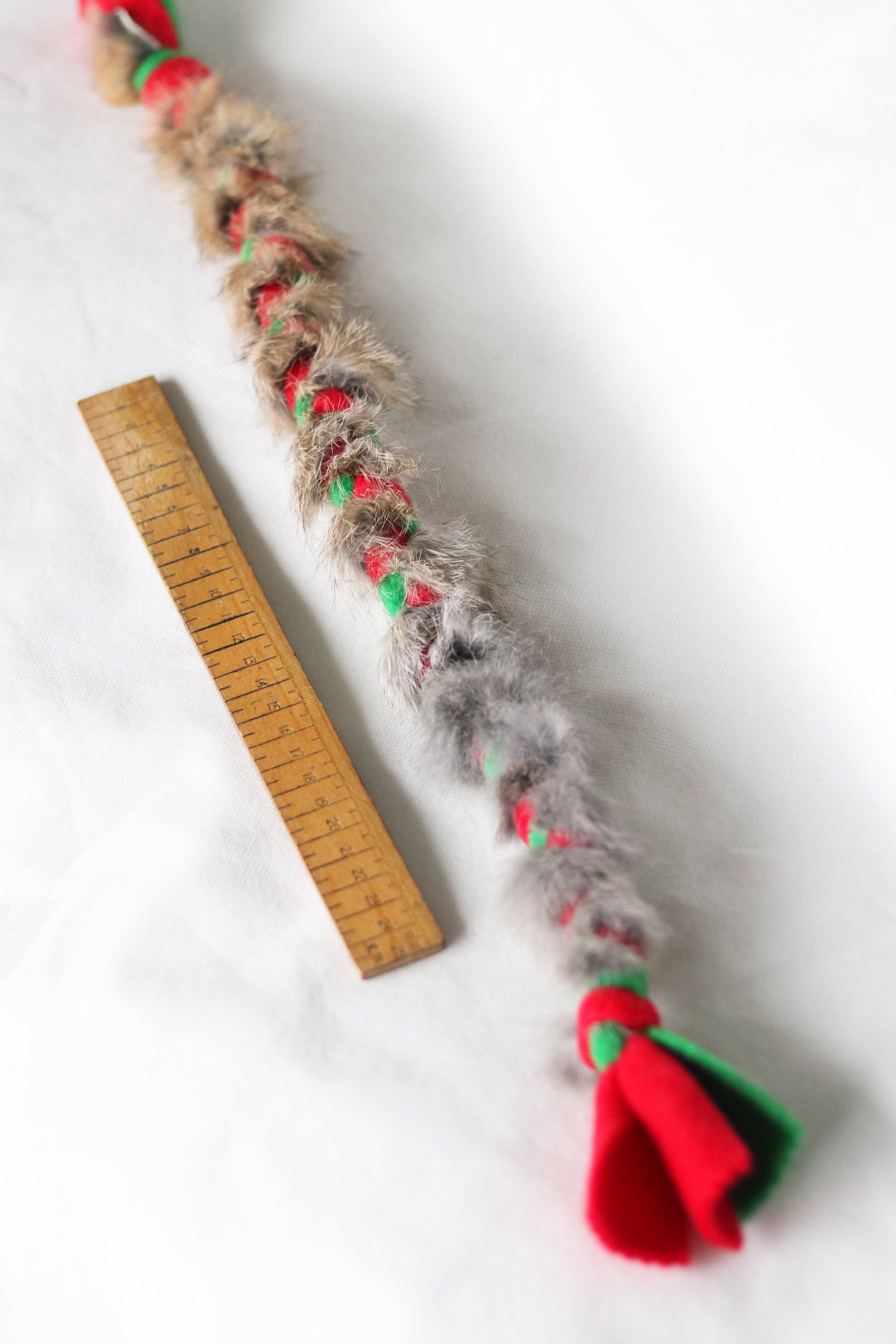 Rabbit Fur and Fleece Tuggie Small Dog Toy Small Dog Agility - Etsy UK