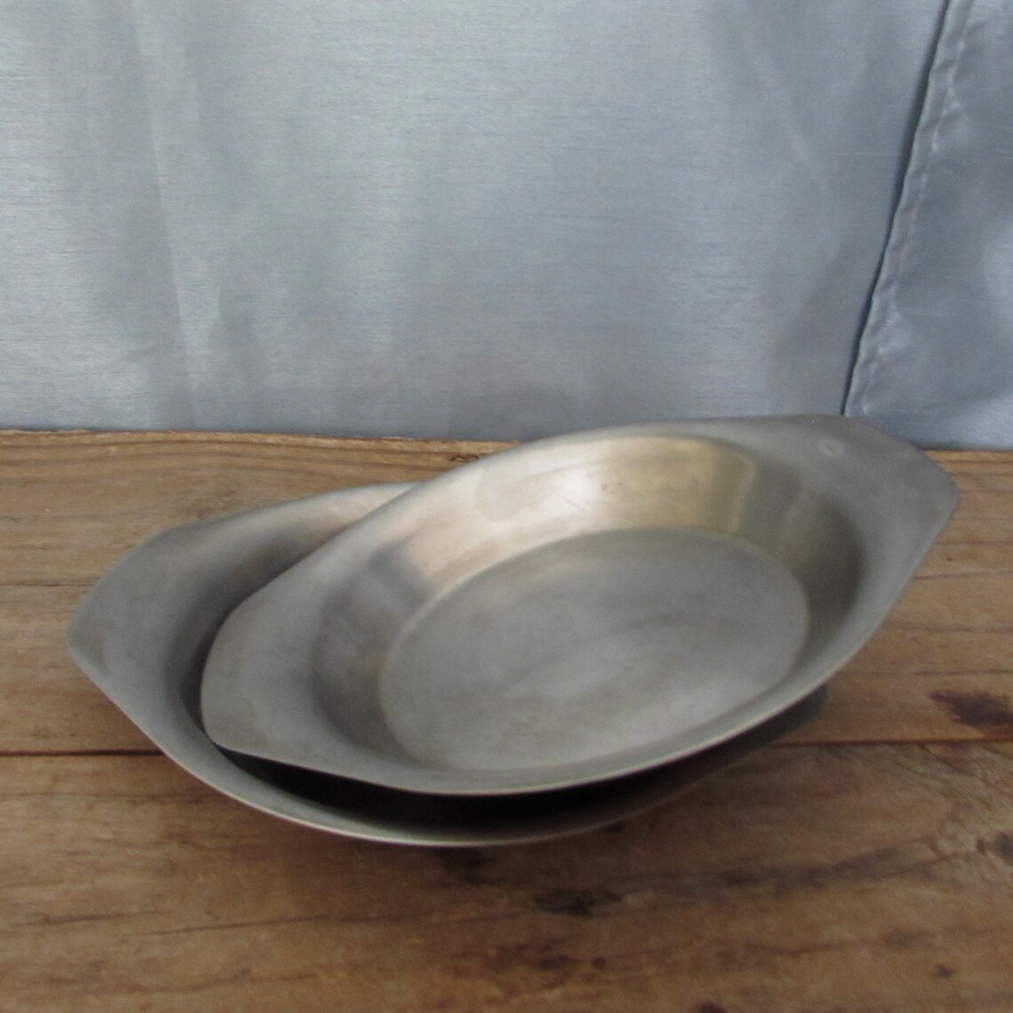 Pan/dish Copper Coated Steel Shallow Plate/pan/dish Set of - Etsy