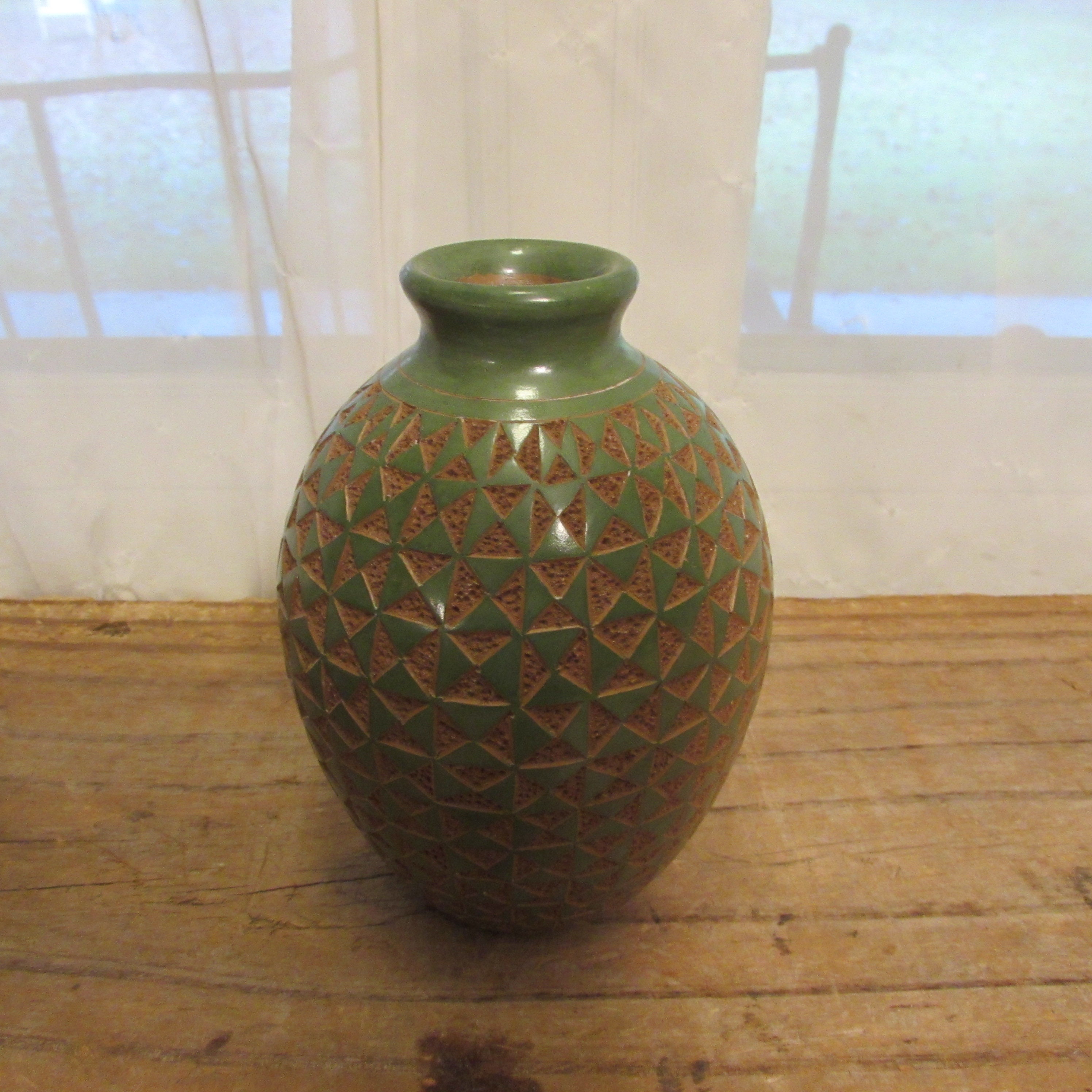 Vase Hand Crafted Hand Engraved/Carved Ceramic Pottery | Etsy