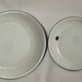 Enamelware, Shallow Pans/plates, Hand Painted, Set of Two, China, Old ...