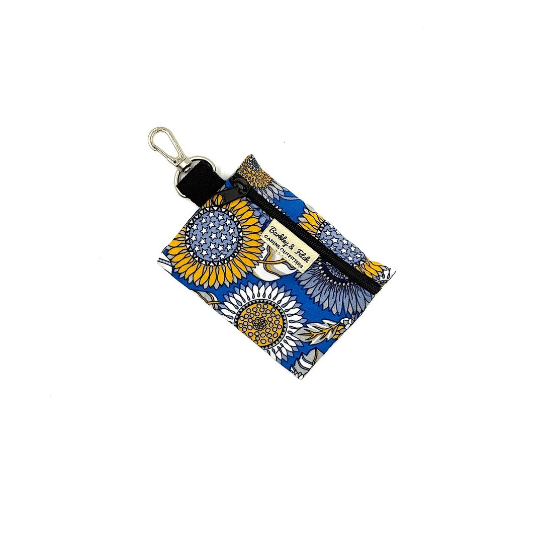 Flower Burst Print Poo Bag Holder - Etsy