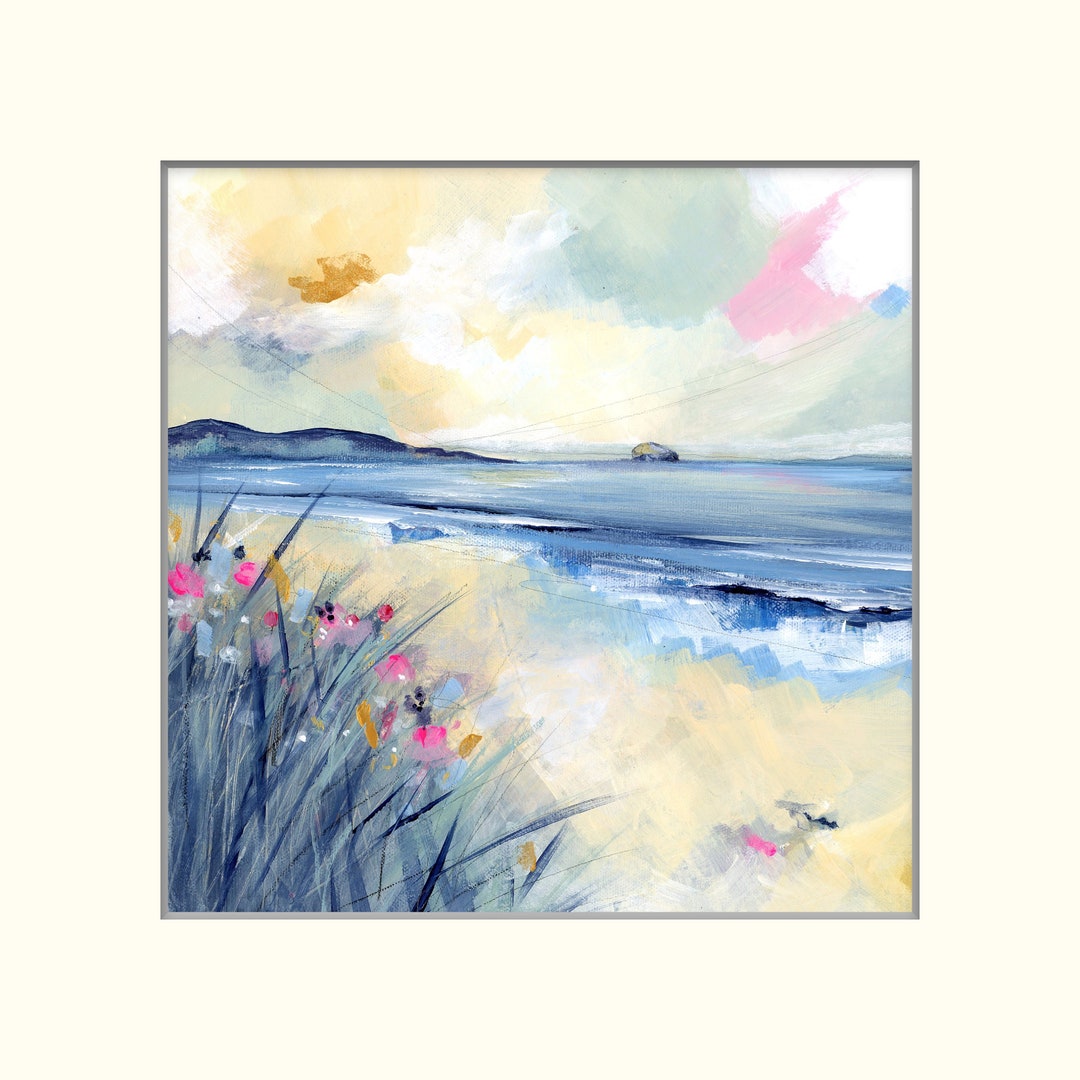 Bass From Largo Bay, Fife Print, Bass Rock Picture, Lower Largo Print ...