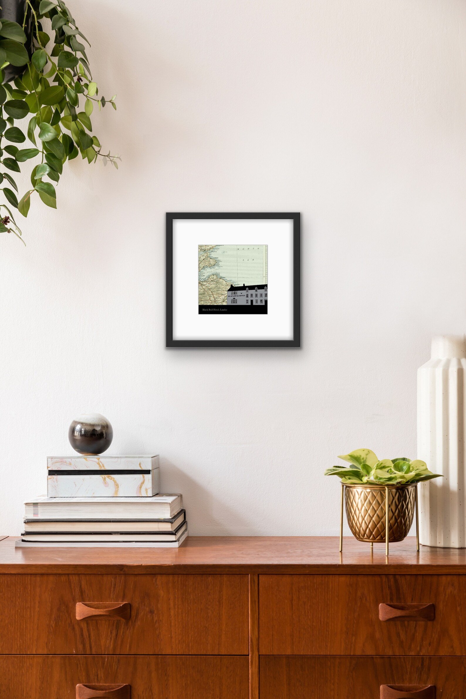 Lauder print Lauder picture Old Map borders Scottish | Etsy