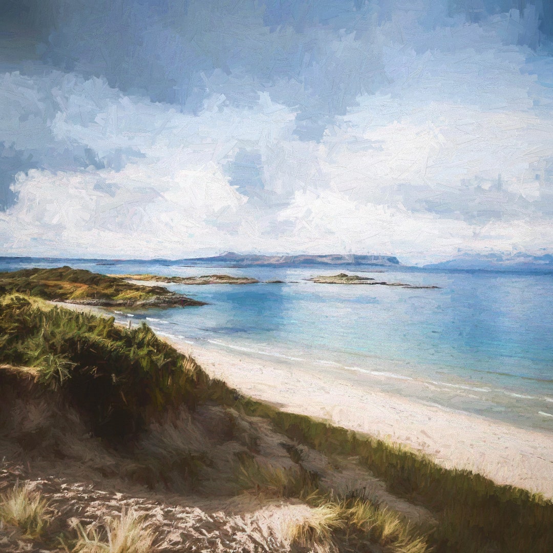 Camusdarach Print, Stunning Scottish Beach Art, Camusdarach Beach ...