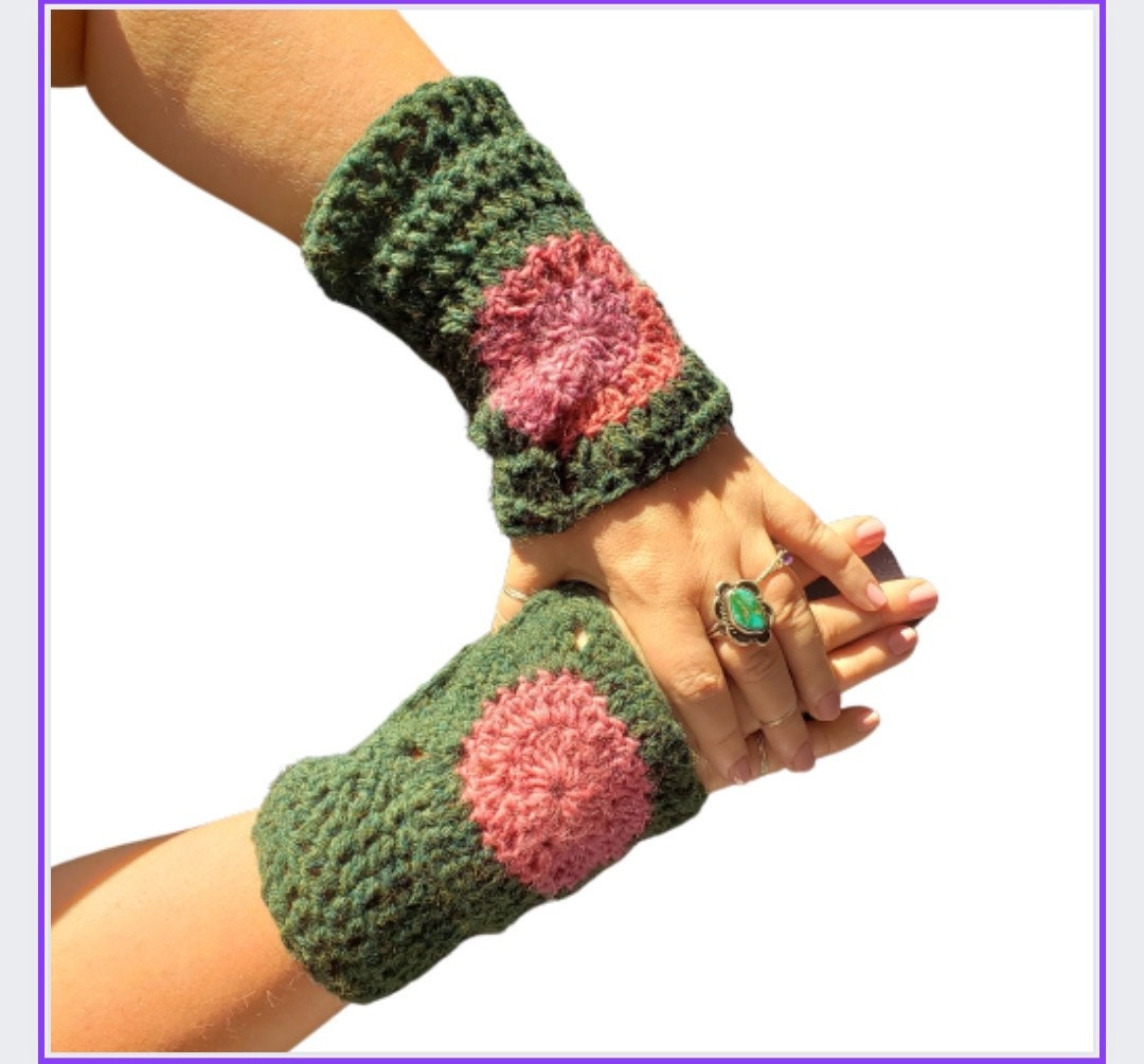 Wrist Warmers With Thumb Loop - Etsy