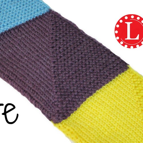 Loom Knitting PATTERN Flag Stitch Square With Video Tutorial - Etsy