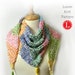 Loom Knitting Pattern Scarf Triangle Shawl Pattern EASY - Includes ...