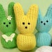 Loom Knitting Pattern Easter Bunny Bags Pattern With Video Tutorial by ...