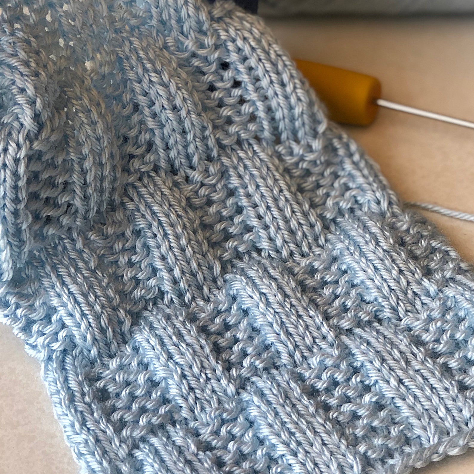 Loom Knitting Stitch PATTERN (with Video Tutorial) Garter Stitch ...