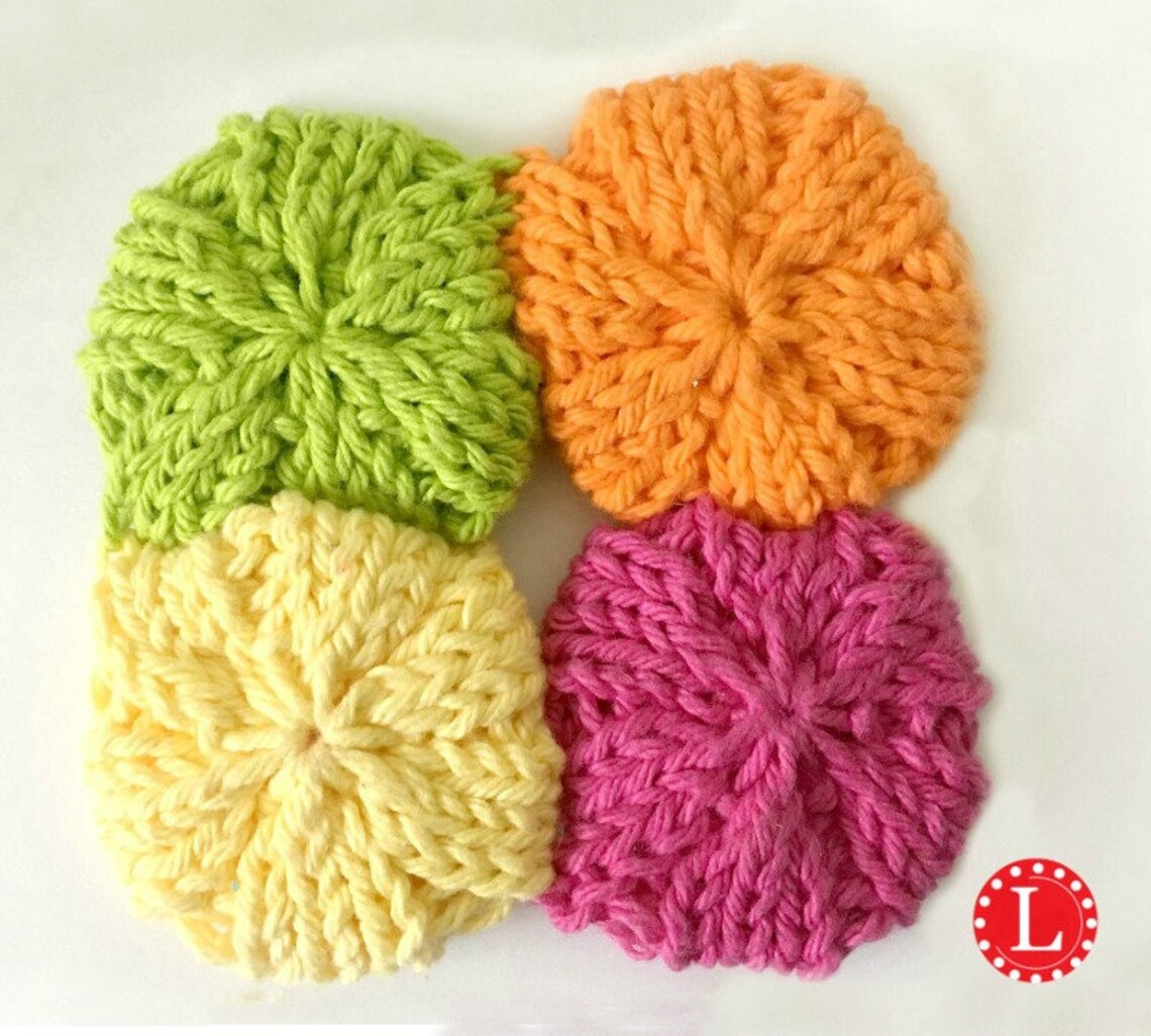 Loom Knitting Cup Cozy and Coaster Pattern EASY - Includes Video ...