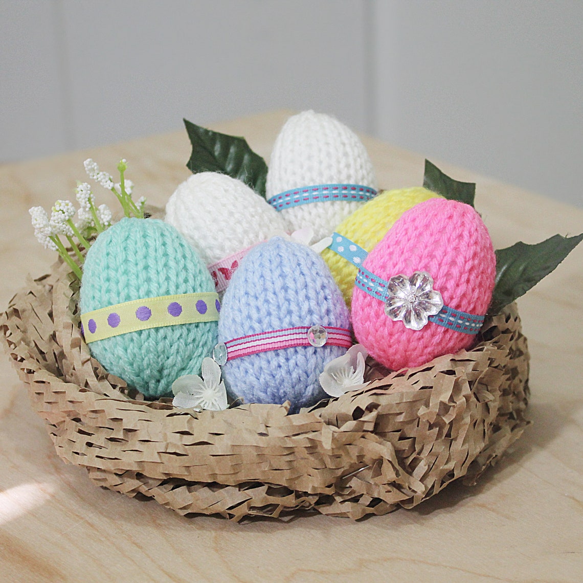 Loom Knit Easter Eggs Pattern Toys - Includes Step-by-step Video ...