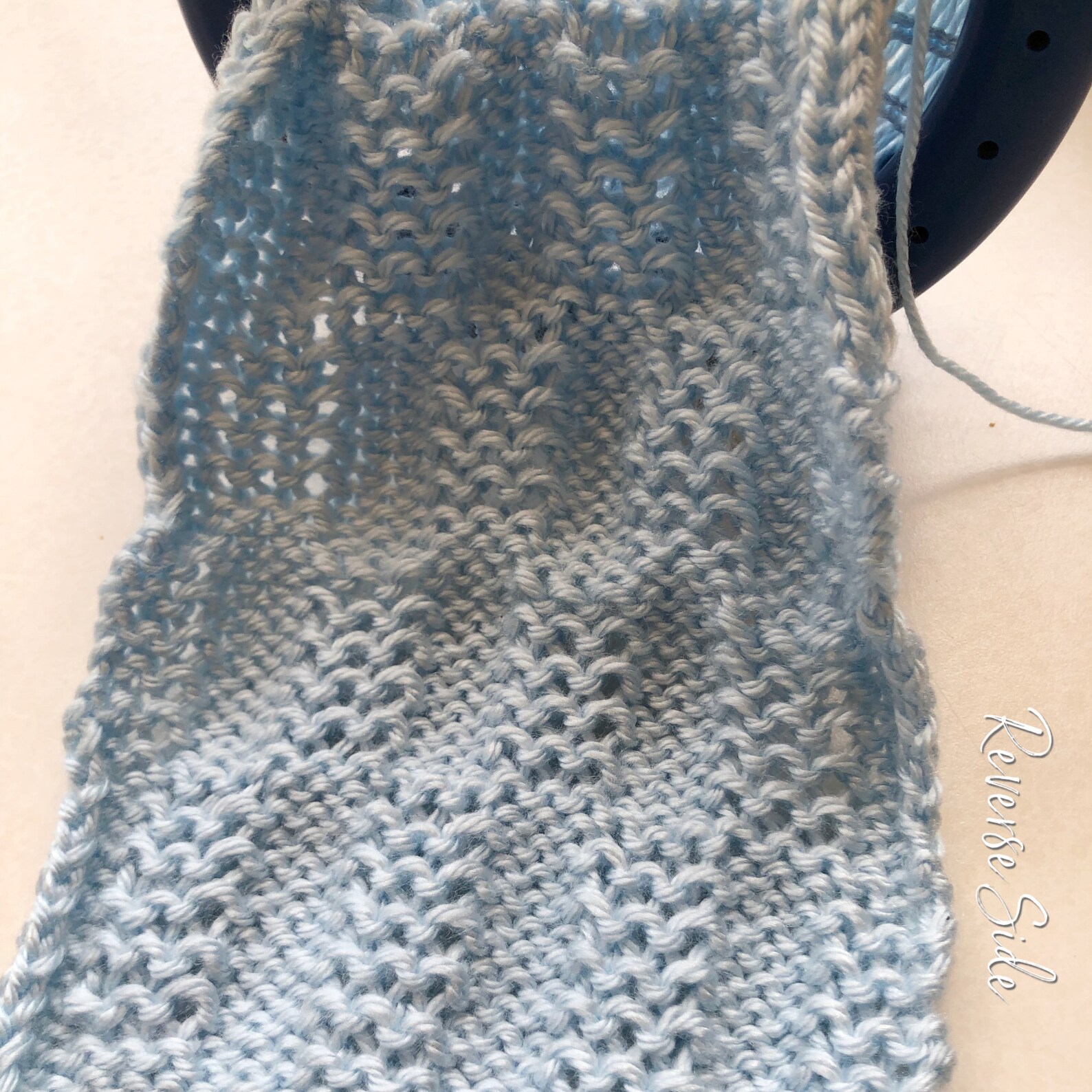 Loom Knitting Stitch PATTERN (with Video Tutorial) Garter Stitch ...
