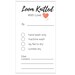 Loom Knitting Pattern Care Labels Printable Made With Love Tag for ...