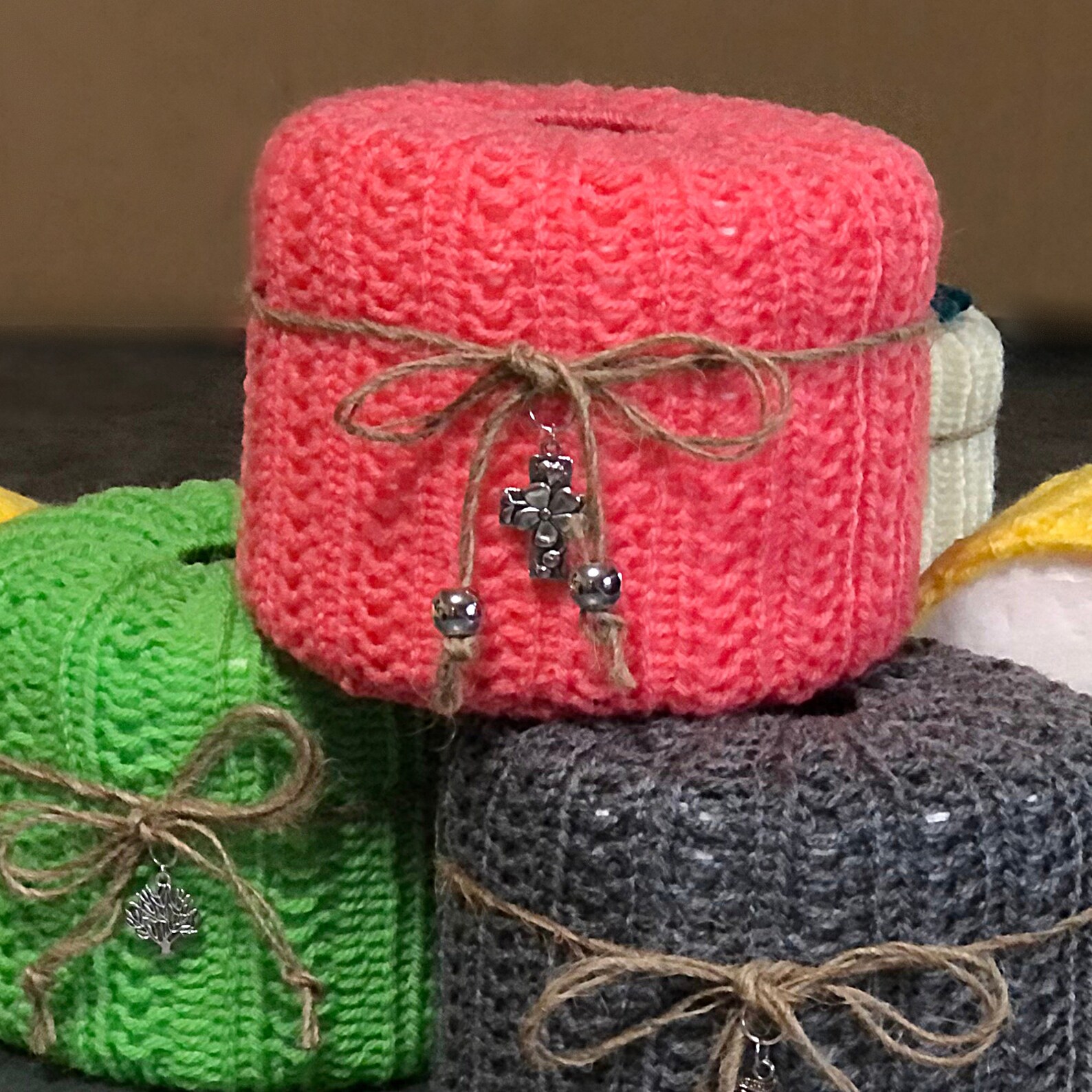 Loom Knitting Pattern Toilet Paper Roll Cover Cozy EASY & Quick on 36 ...