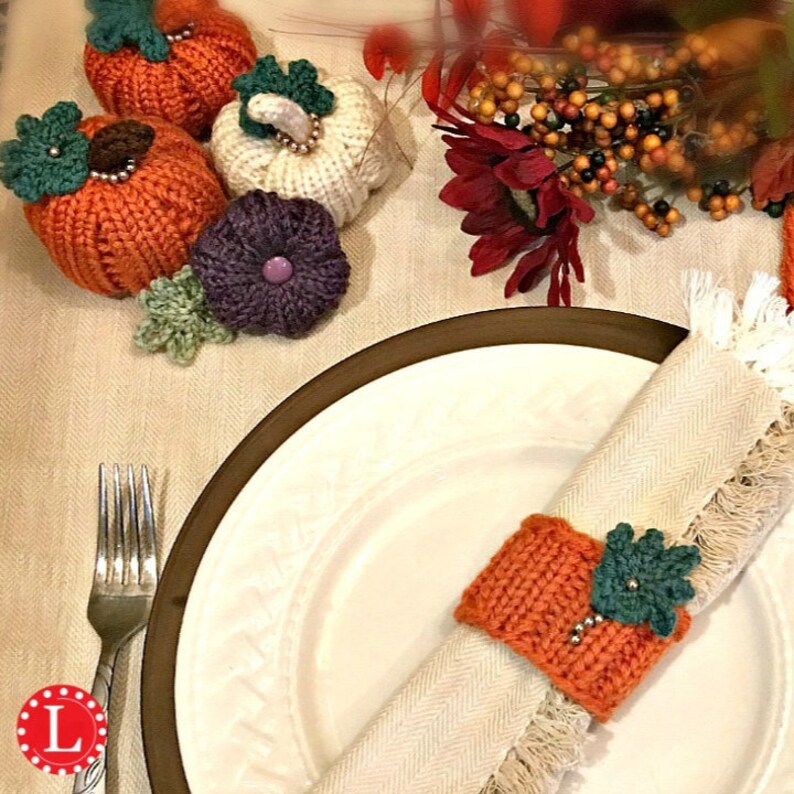 Loom Knitting PATTERN 3 Pumpkins With Step by Step Video Tutorial ...