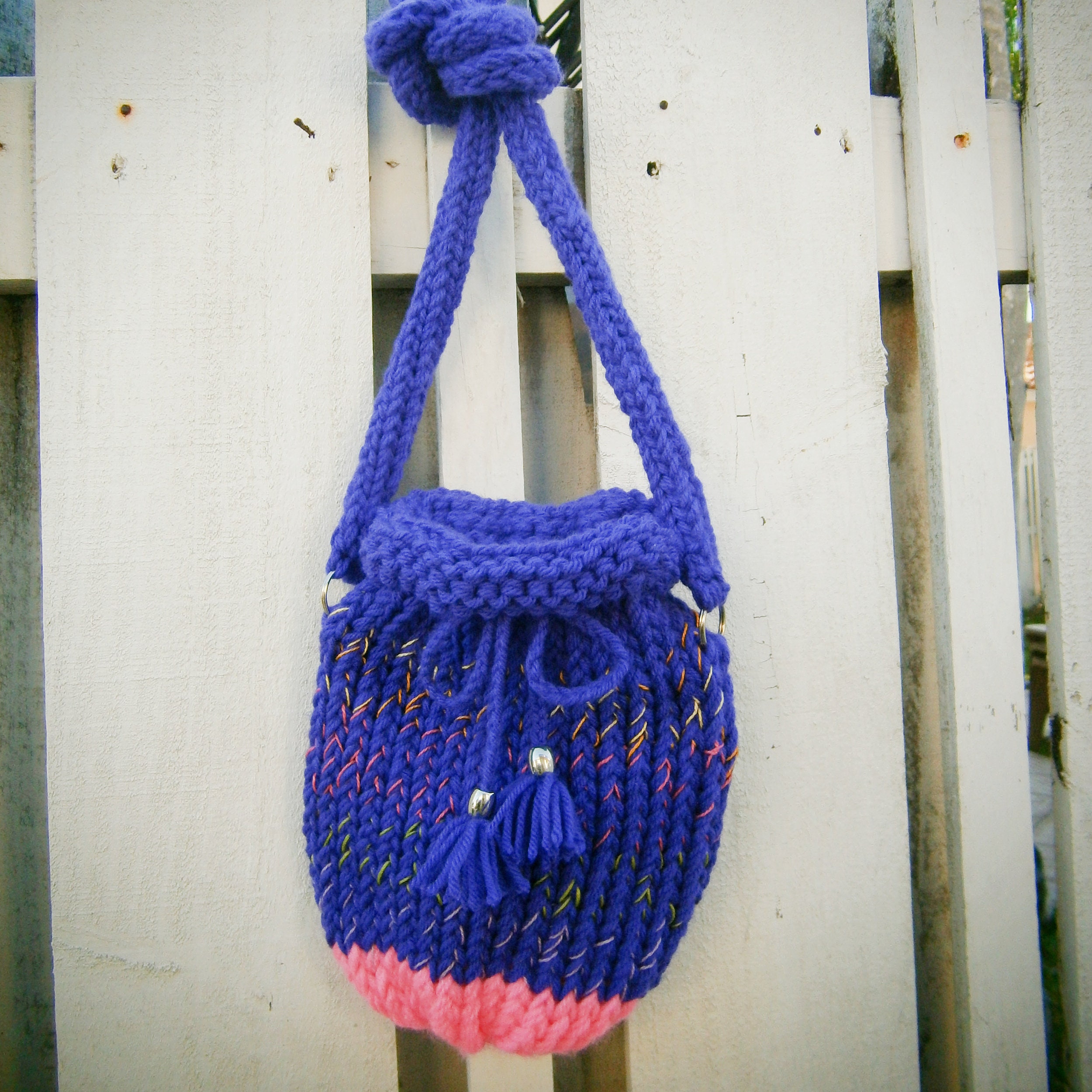 Loom Knitting Patterns Beginner All Ewrap Purse Tote - Includes Video ...