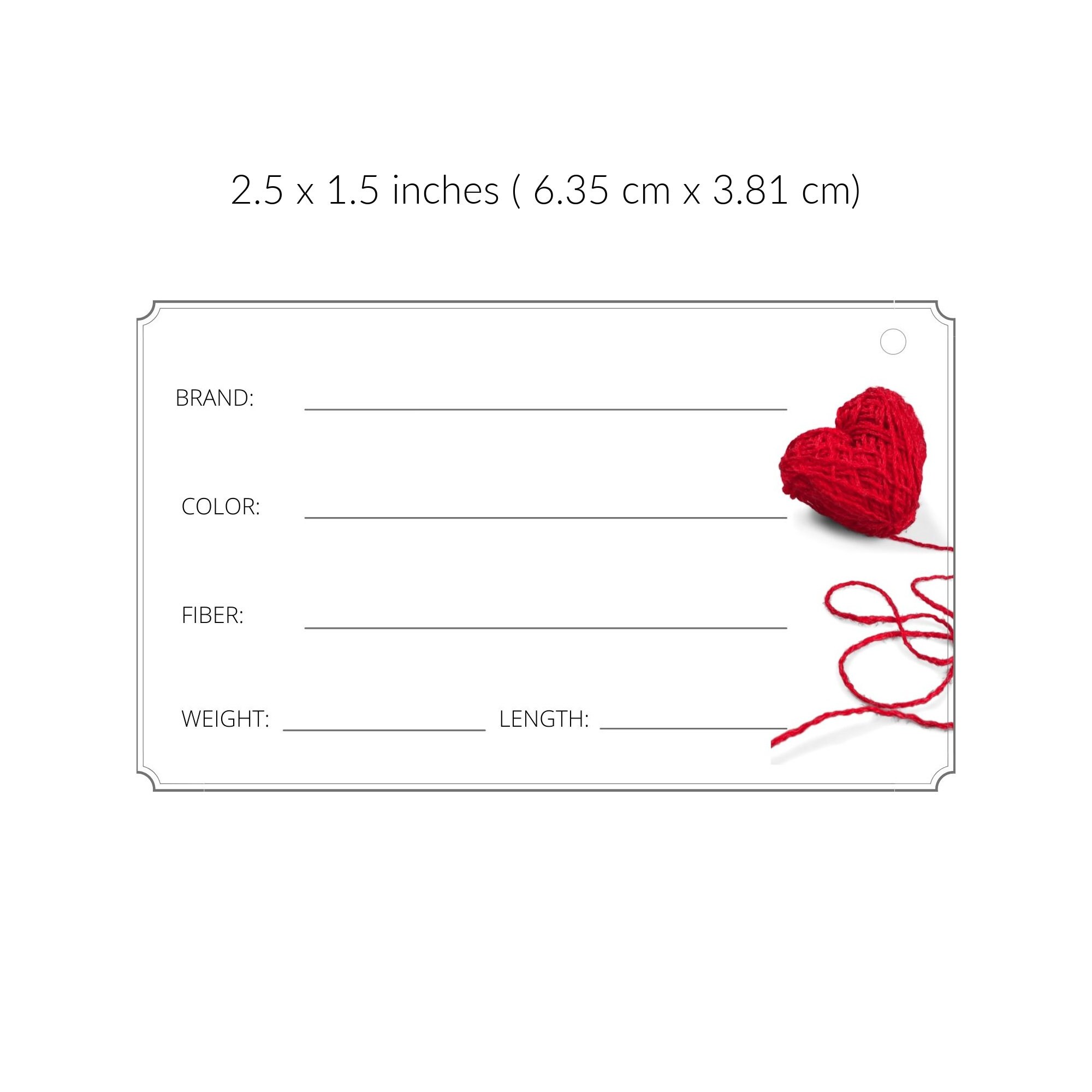 Small Scrap Yarn Stash Printable Labels Tags Mini - Etsy