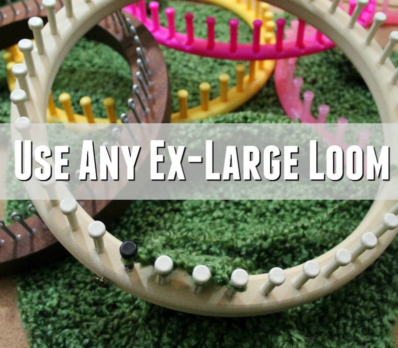 Loom Knitting Pattern Scarf Triangle Shawl Pattern EASY - Etsy Canada