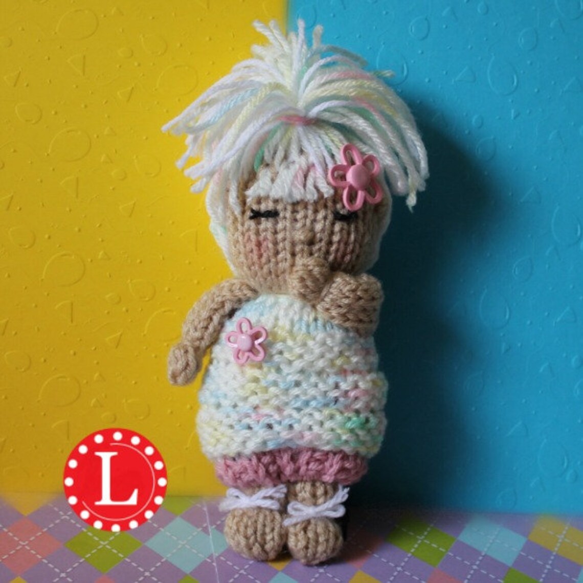 Loom Knitting PATTERNS Knit Dolls Toys Amigurumi the Cupcake - Etsy