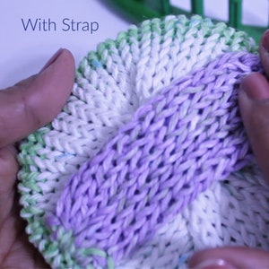 Looms Knitting Patterns Scrubbie / Scrubby Dishcloth / Washcloth / Dish ...
