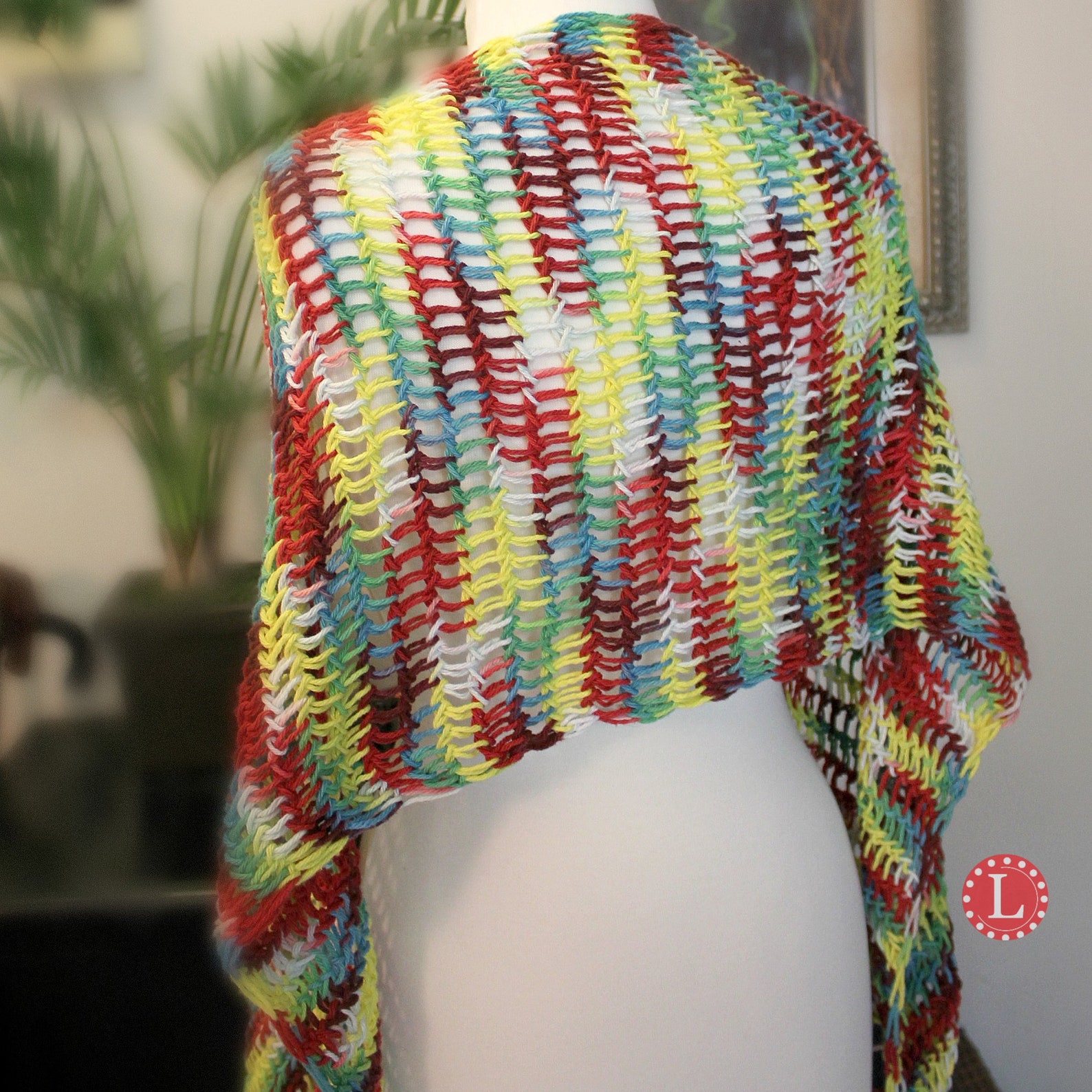 Loom Knitting PATTERNS : Scarf Rectangular Shawl Pattern EASY | Etsy