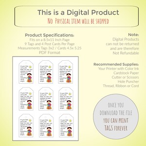 Worry Doll Poem Project Cards & Tags Only - No Pattern | 2 Sizes ...