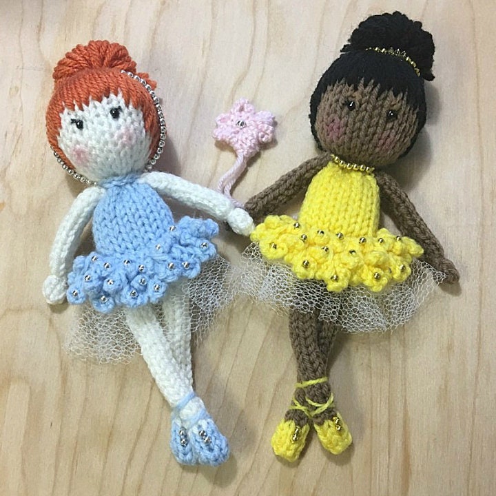 Loom Knitting PATTERNS Doll Toys Amigurumi Tiny Dolls With Coloring ...