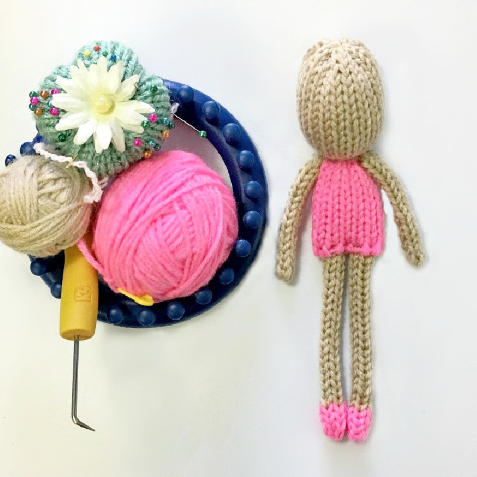 Loom Knitting PATTERNS Doll Toys Amigurumi Tiny Dolls - Etsy