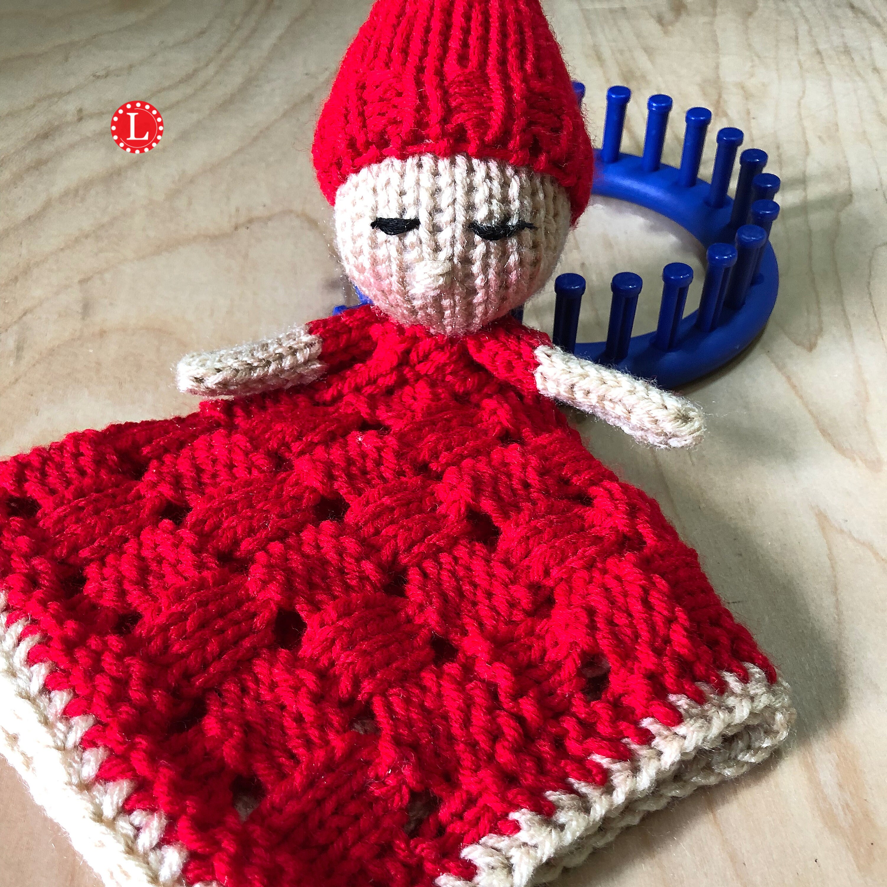 Loomahat Loom Knitting PATTERNS Lovey Blanket Tiny Toys Doll Amigurumi ...