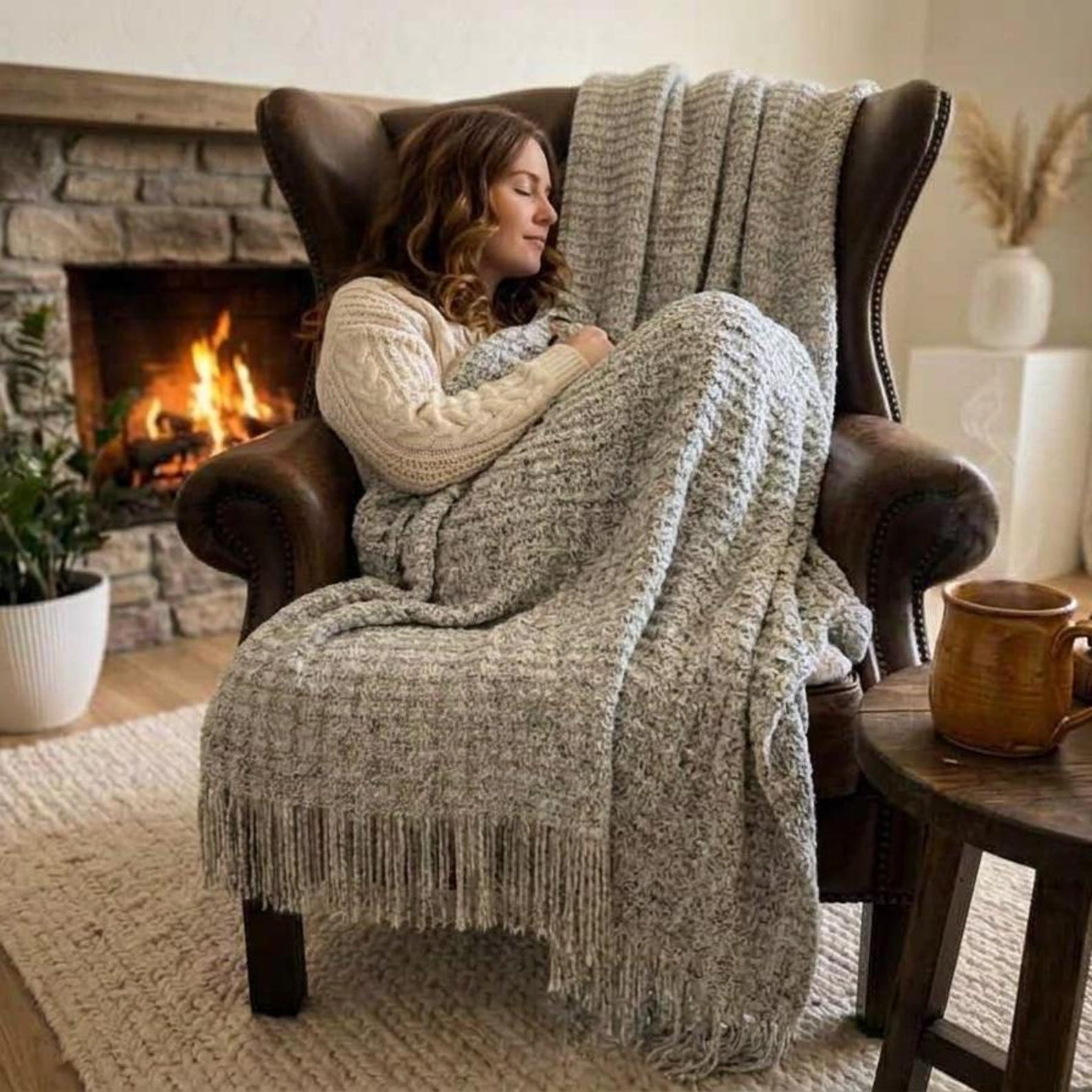 Knitting Loom Pattern (with Video Tutorial) Blanket | Waffle Stitch ...