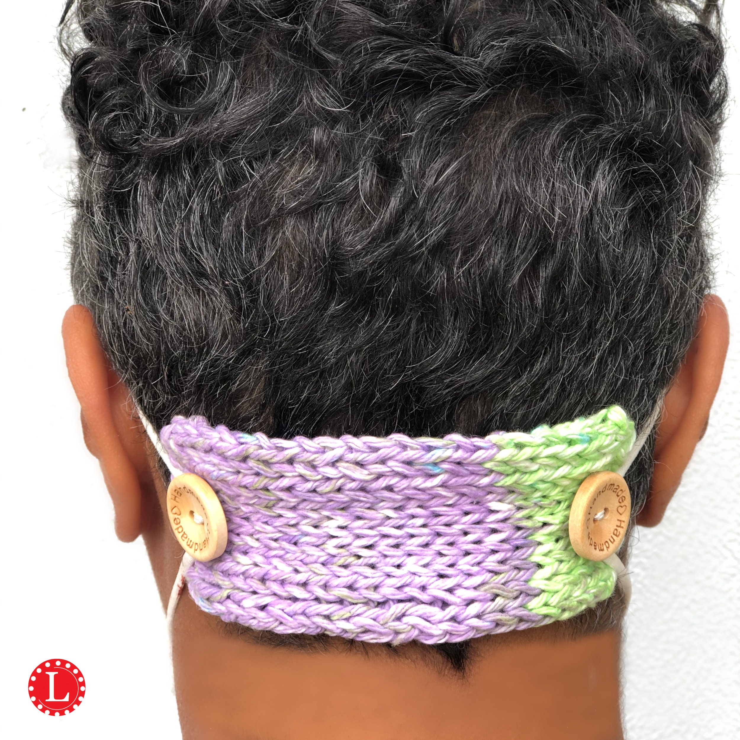 FREE Loom Knitting Pattern Face Mask Extender PPE for Sore | Etsy