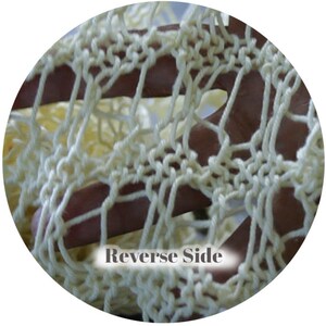 Loom Knitting PATTERNS : Center Double Decrease Lace Stitch Pattern Flat, in the Round Clockwise ...