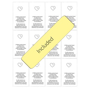 Pocket Heart Hugs Project Tags | 2 Versions Printable Labels / Tags ...