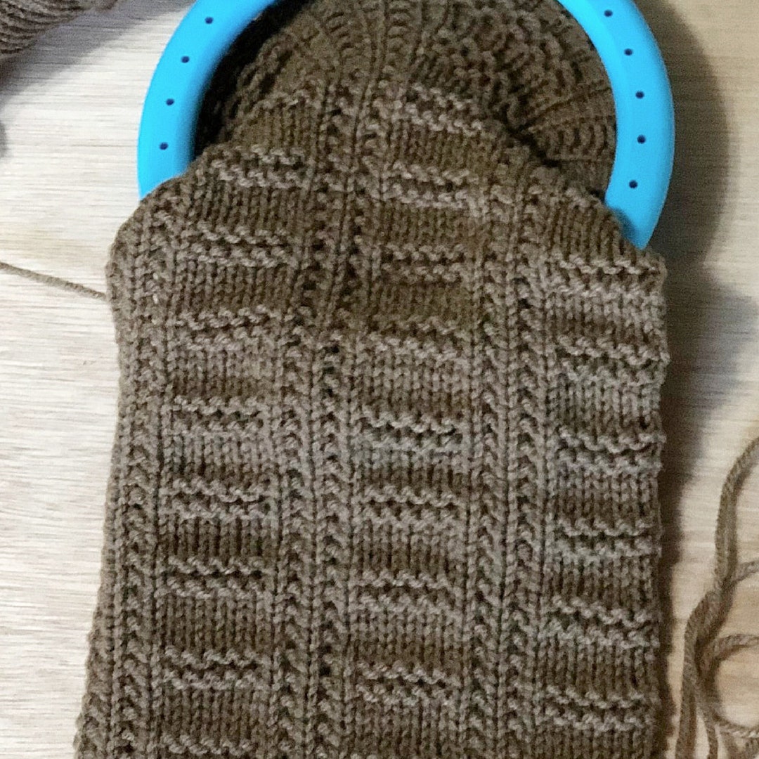 Loom Knitting STITCH PATTERN : the Ladder | Flat and in the Round With ...