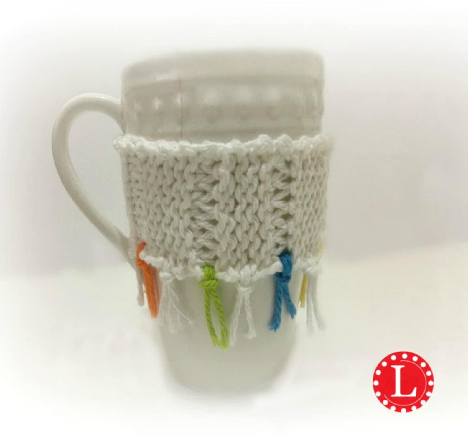 Loom Knitting Cup Cozy and Coaster Pattern EASY - Includes Video ...