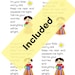 Worry Doll Poem Project Cards & Tags Only No Pattern 2 Sizes Printable ...