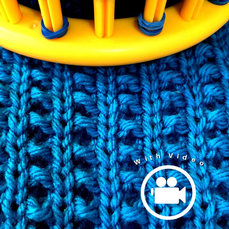 Loom Knit Sweater Pattern - Etsy
