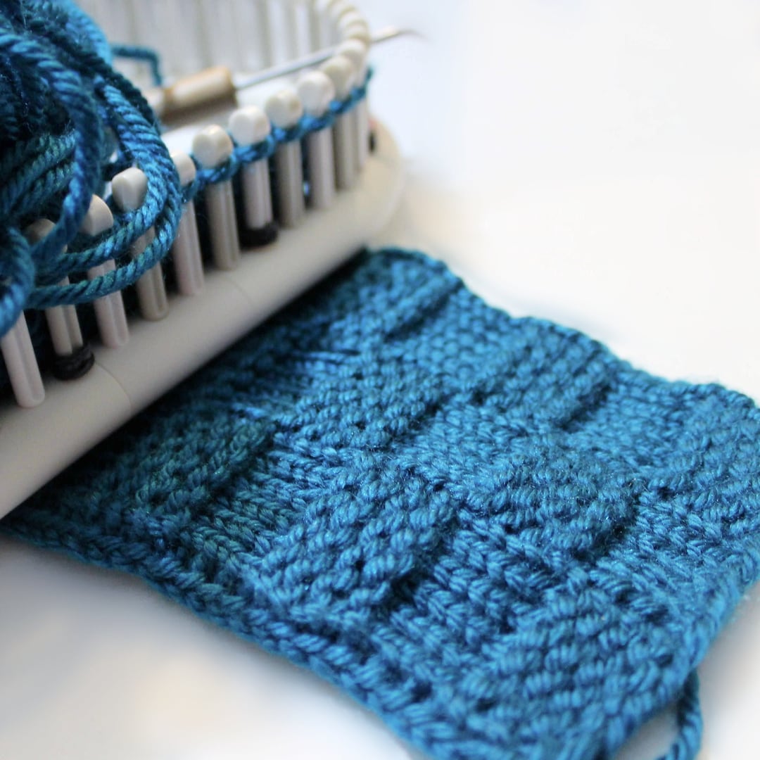 Loom Knit Stitch Pattern the Garter Stitch Checks Basketweave With ...