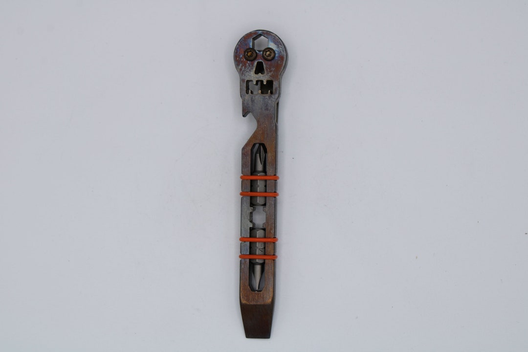 Teale Designs Tools Stainless Skull Pop Pry Flamed - Etsy